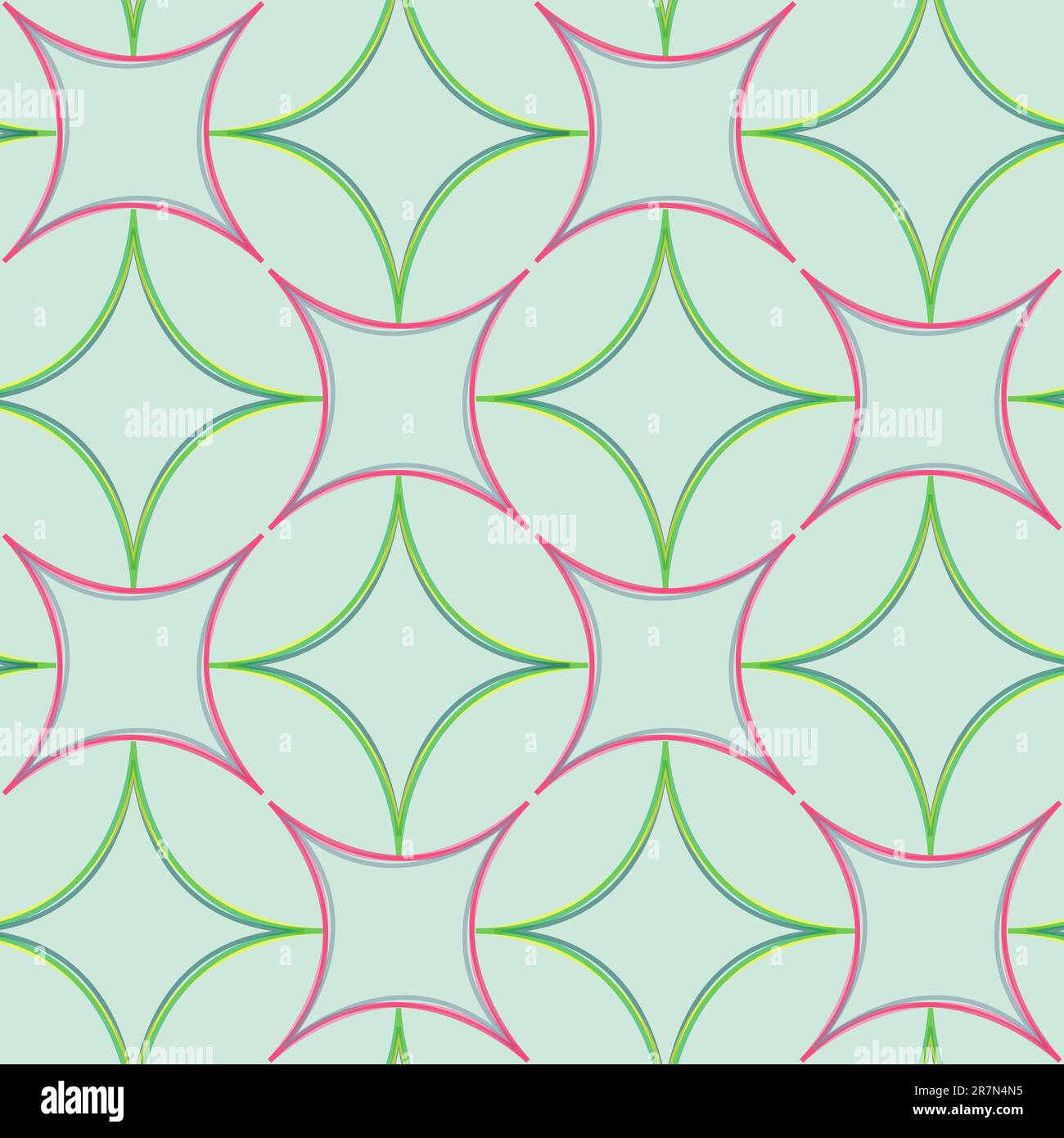 geometric abstract seamless pattern, vector art illustration Stock ...