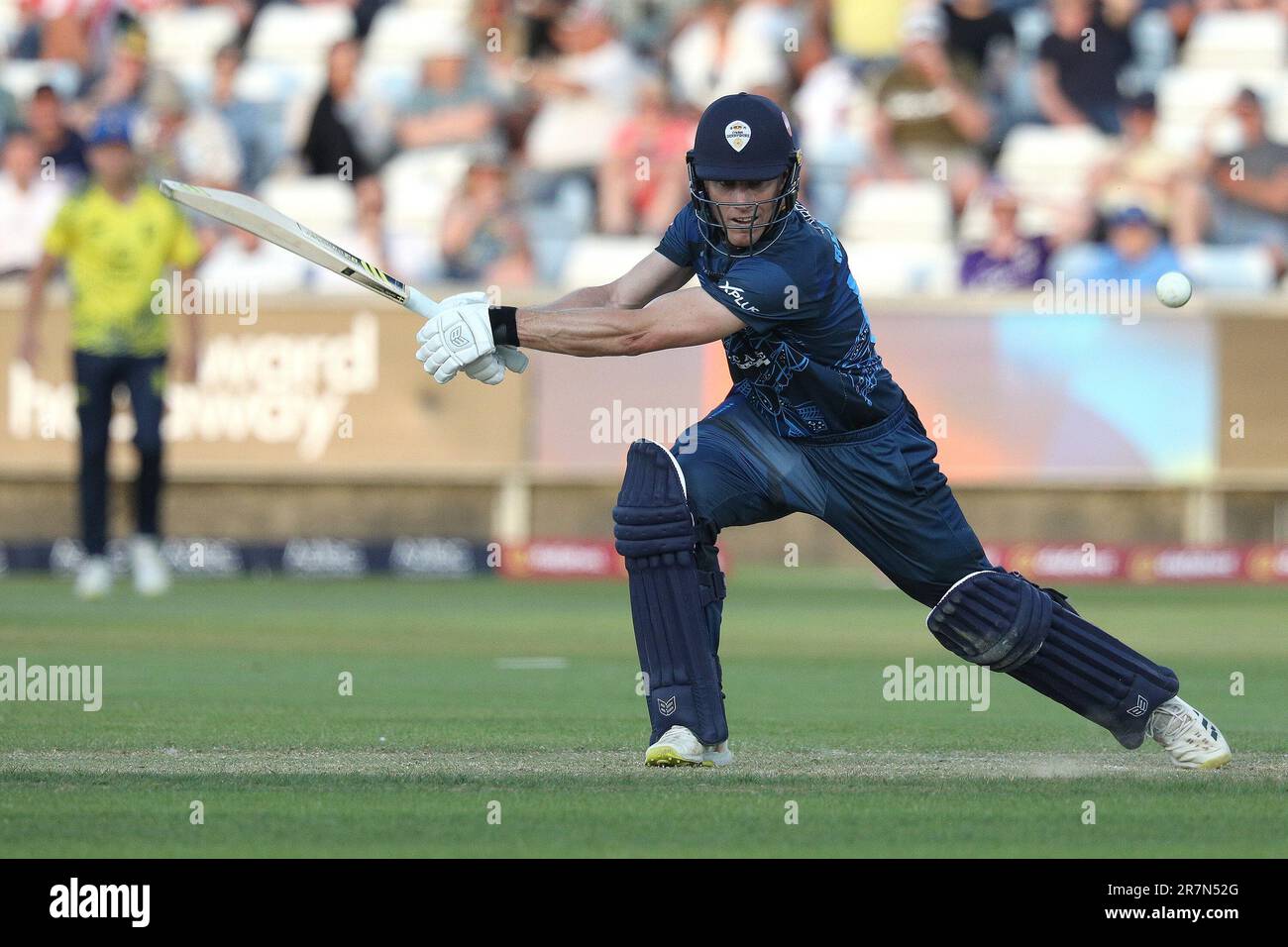 Luis Reece of Derbyshire in batting action during the Vitality T20 ...