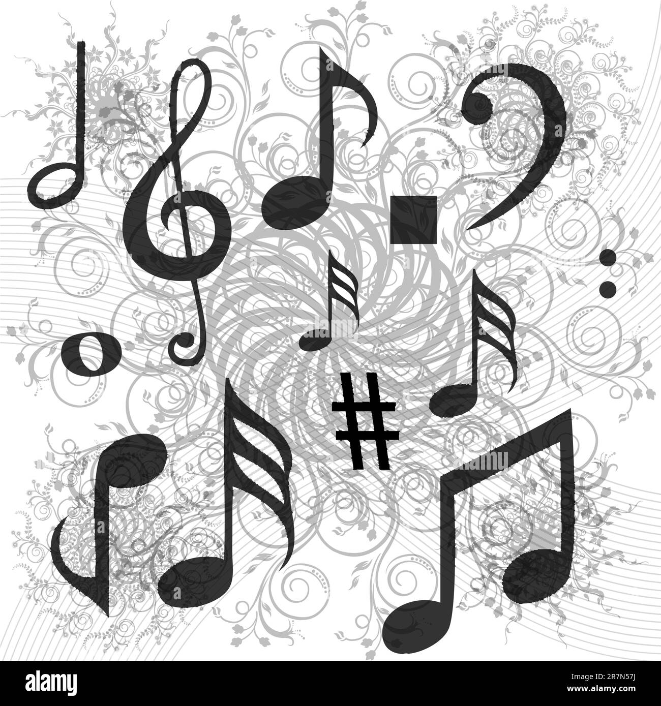 Retro music texts hi-res stock photography and images - Alamy