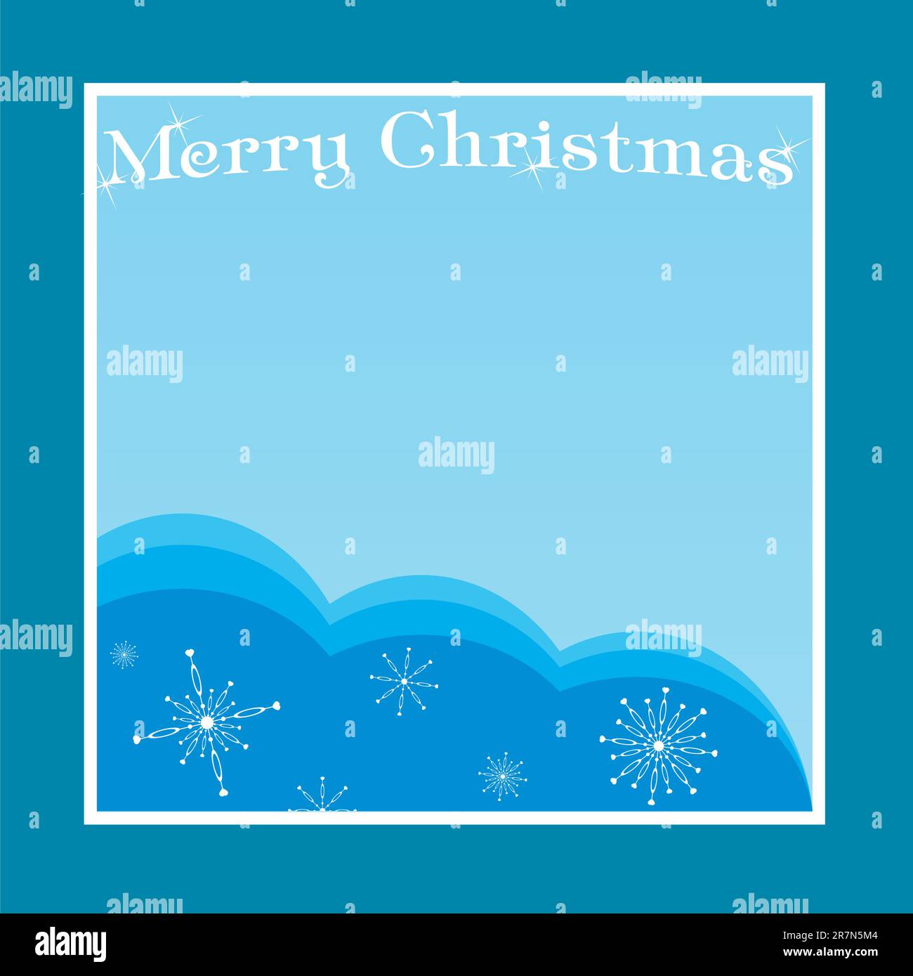 Sample Christmas background with snowflake. Vector illustration Stock Vector Image & Art - Alamy