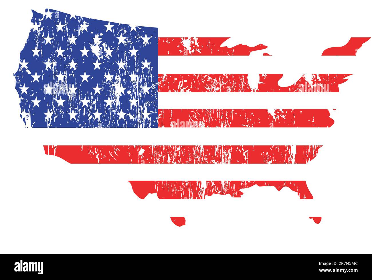 Set of classics USA flags Stock Vector Image & Art - Alamy