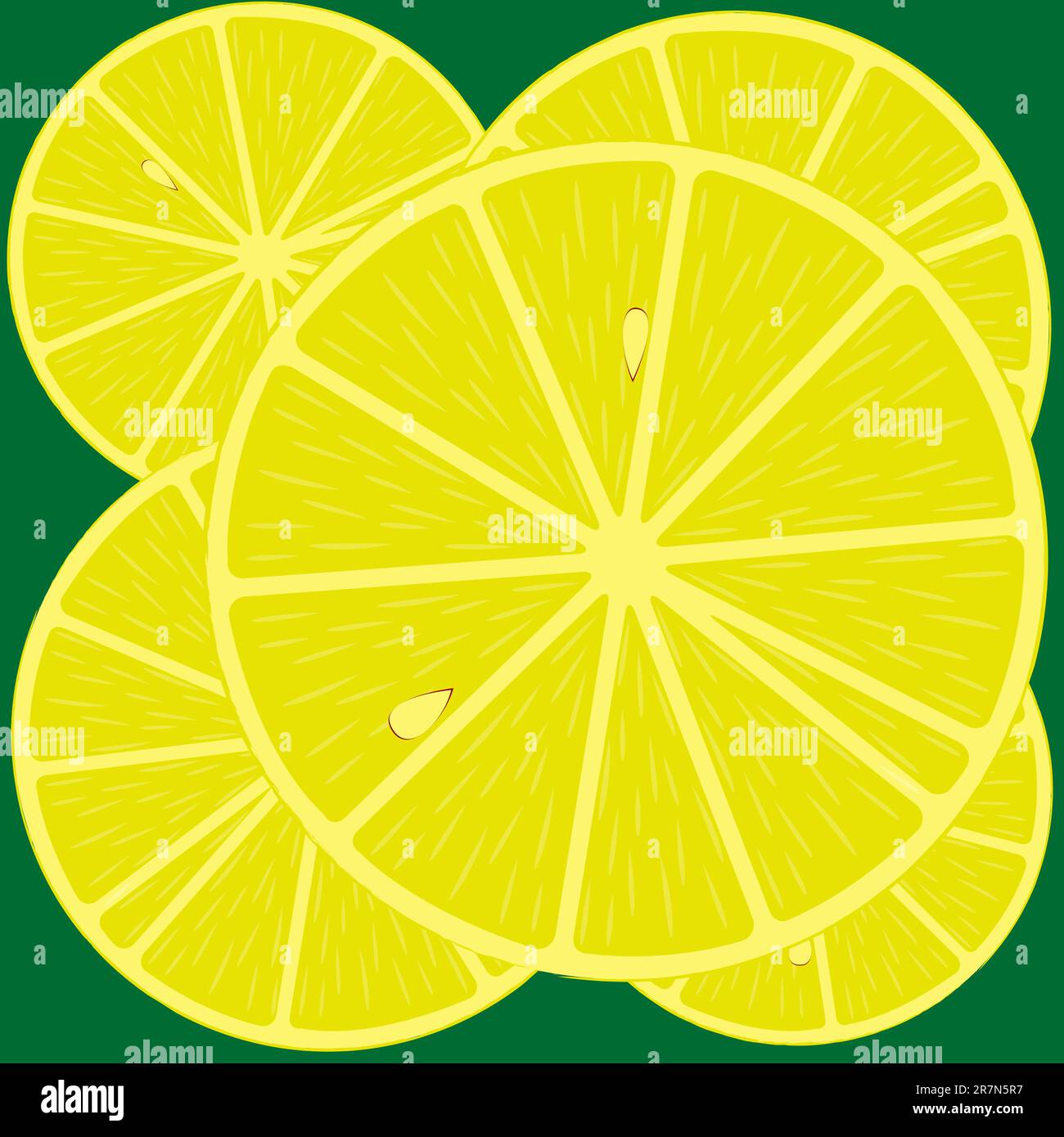 lemon background, abstract vector art illustration Stock Vector Image ...