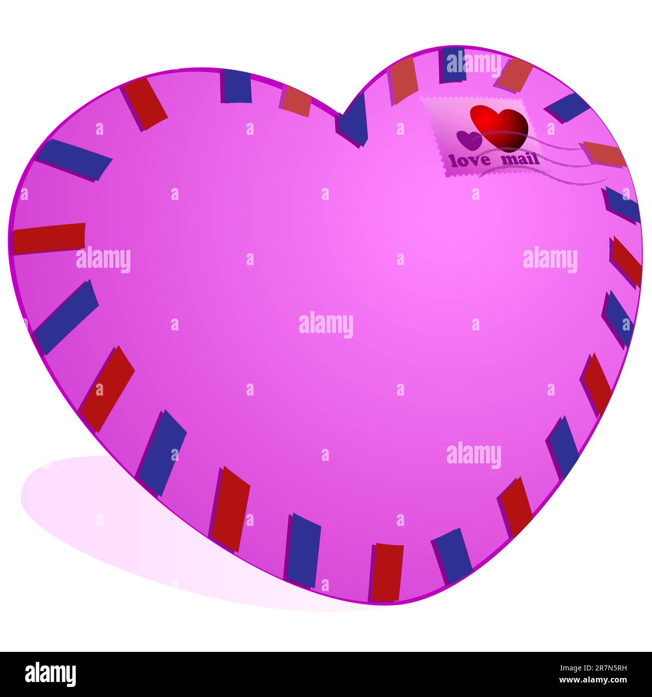 Light pink envelope Stock Vector Images - Alamy