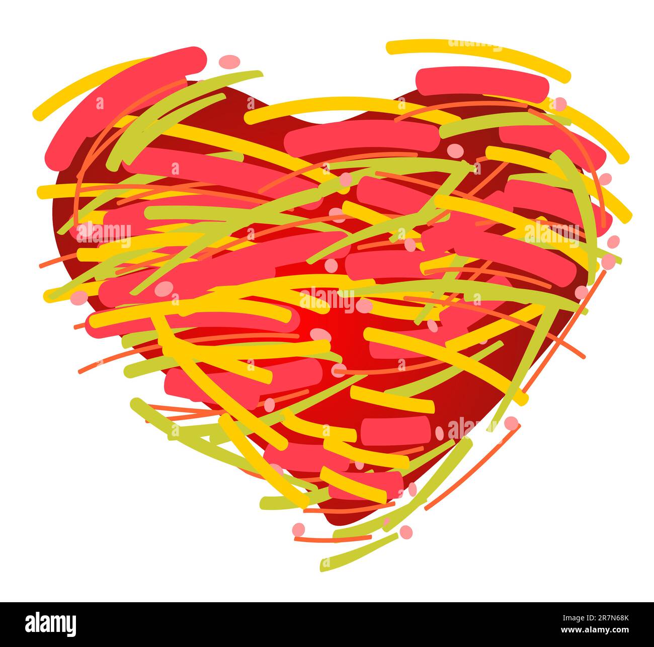 Stylized heart Stock Vector Images - Alamy