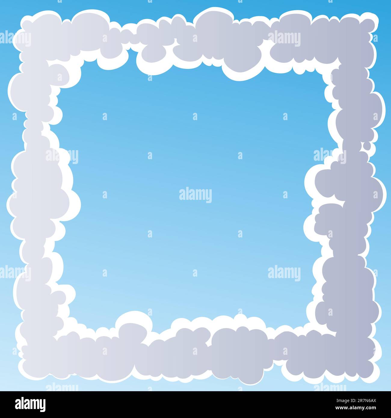Cloud frame Stock Vector Images - Alamy