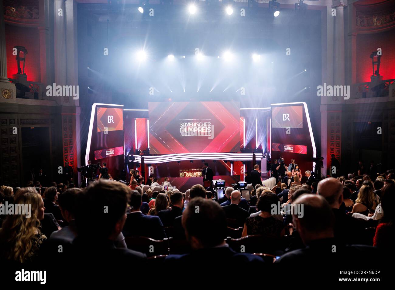 Munich, Germany. 16th June, 2023. The audience looks toward the stage ...