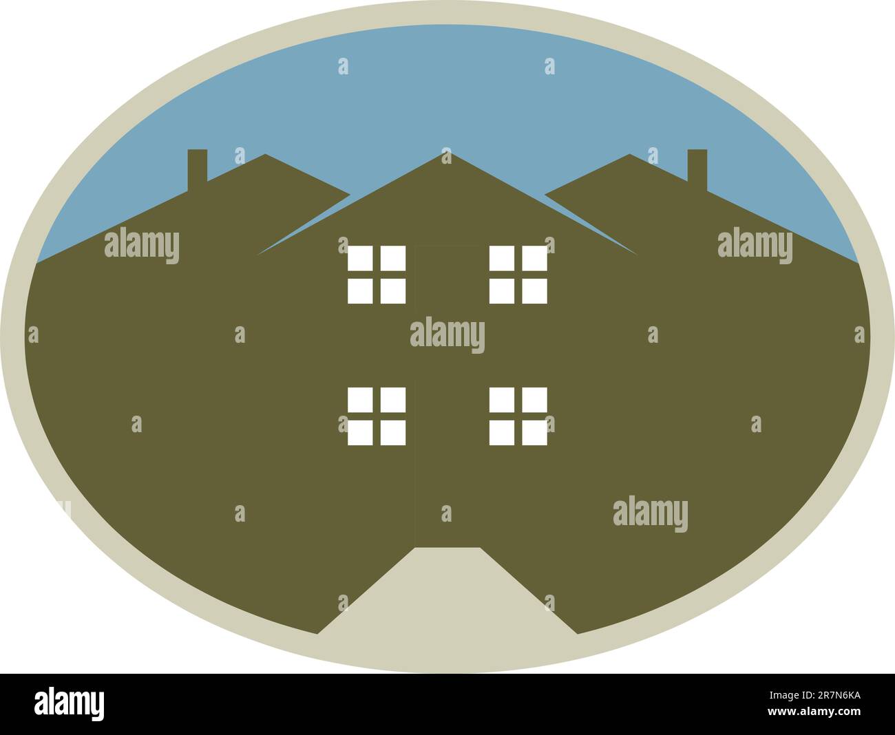 Building entrance architecture Stock Vector Images - Alamy