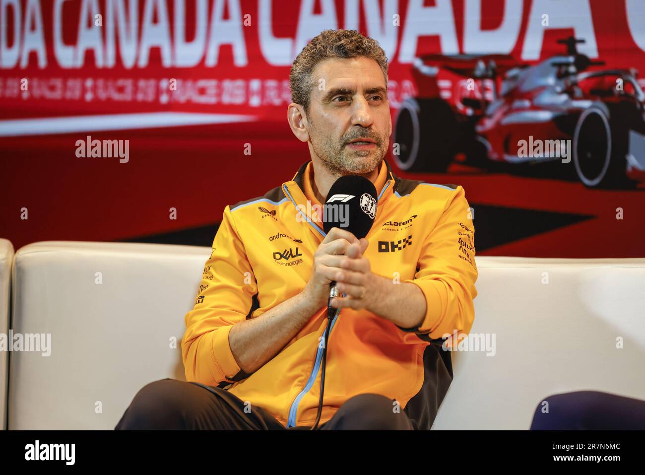 Canada. 16th June, 2023. June 16, 2023, Canada: STELLA Andrea (ita), Team Principal of McLaren ...