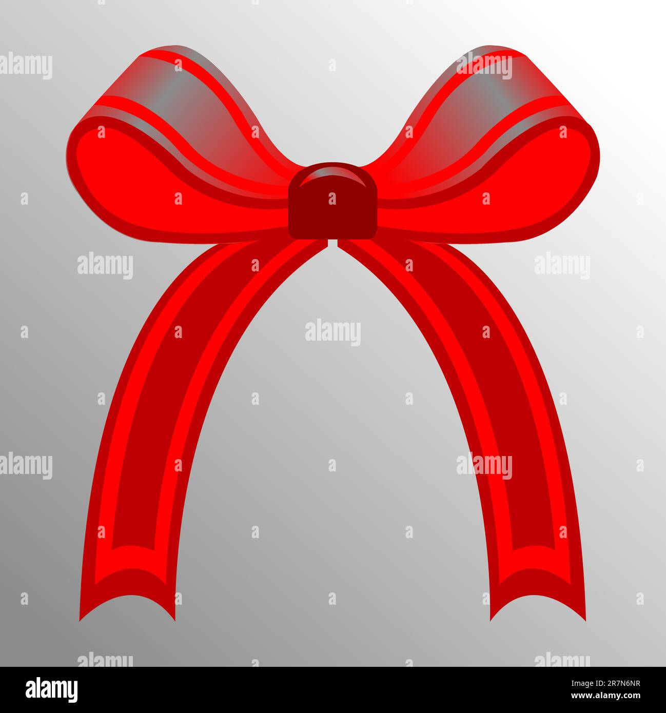red ribbon, vector art illustration Stock Vector Image & Art - Alamy