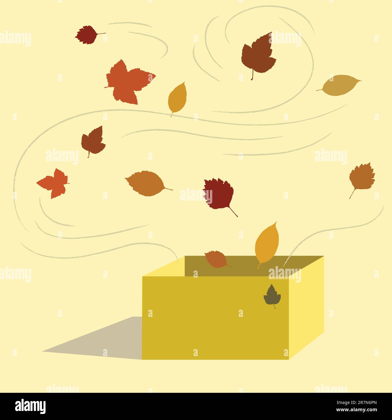 Box winter garden Stock Vector Images - Alamy