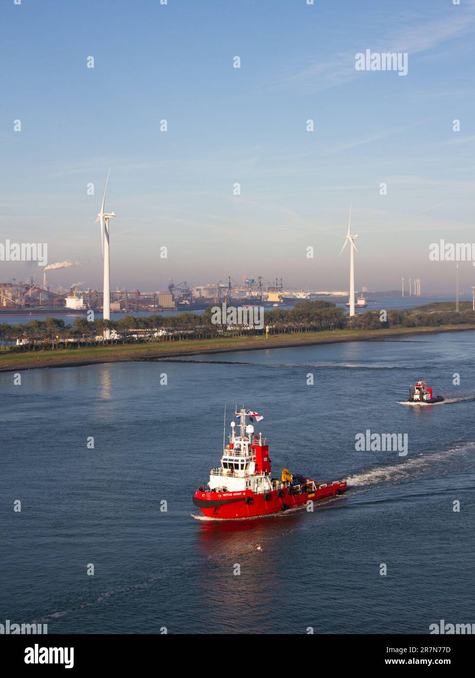 Rotterdam port river hi-res stock photography and images - Alamy