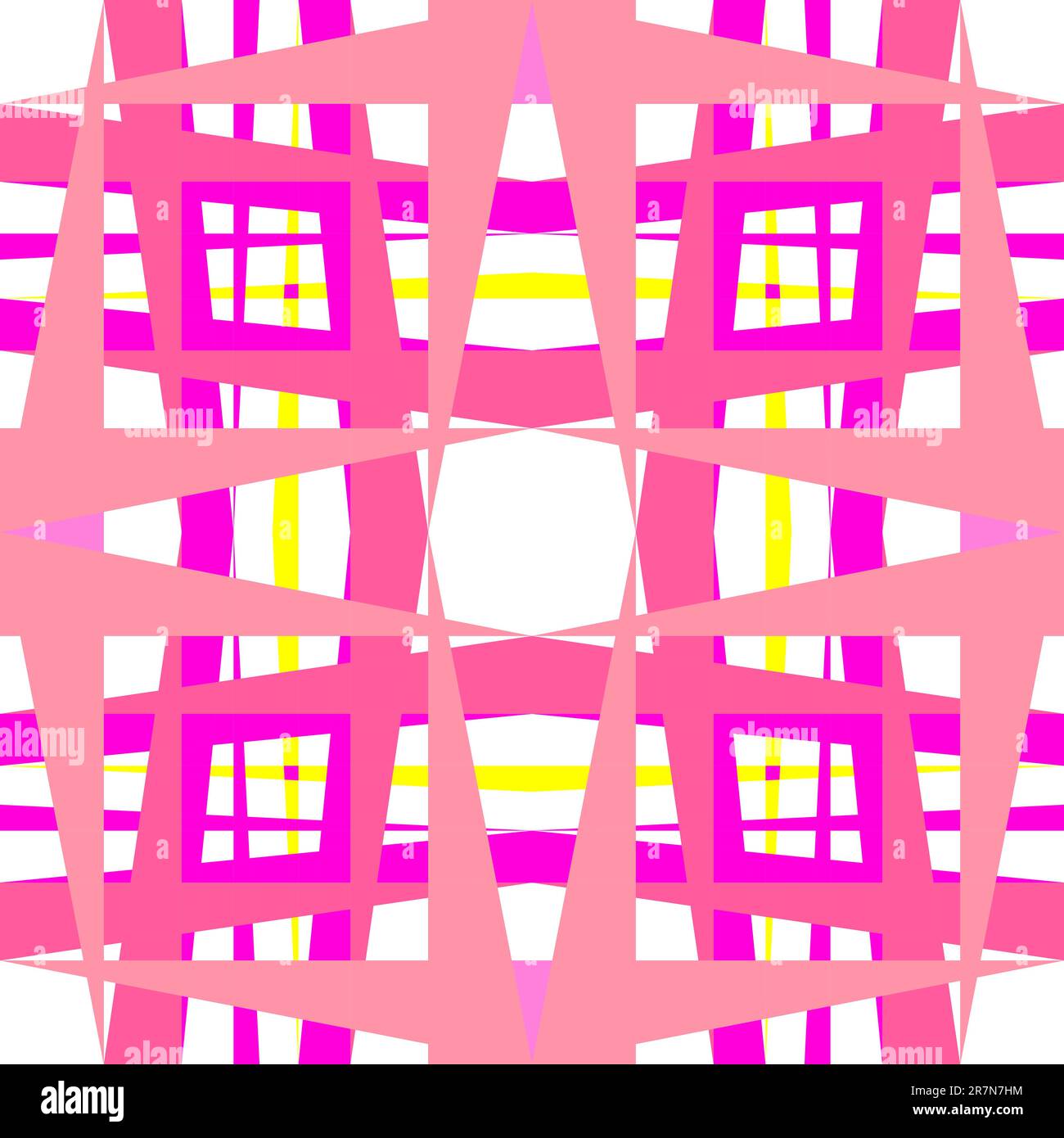 abstract geometric pink shapes, vector art illustration Stock Vector ...