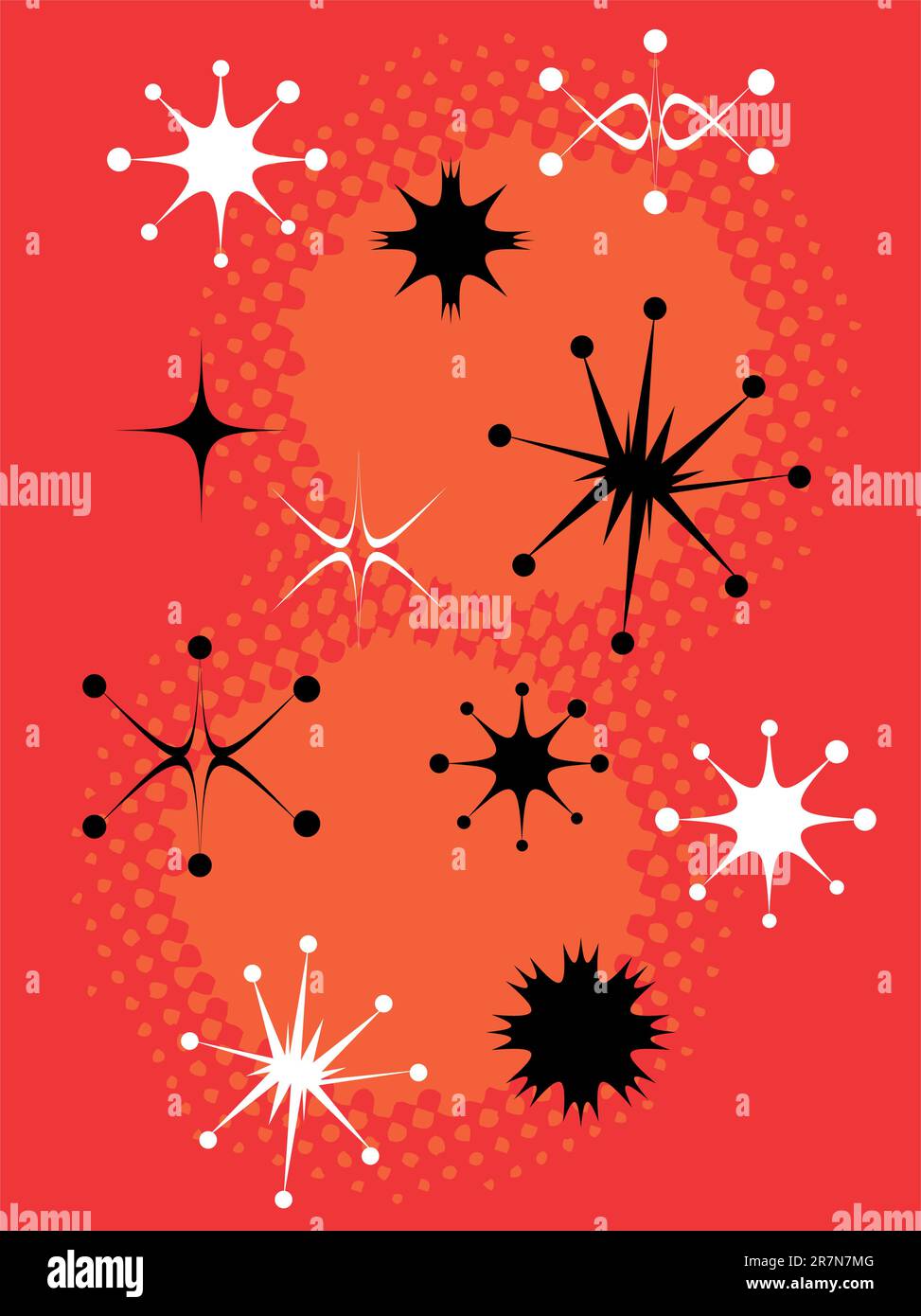 Retro Stars Clip Art Vintage Stock Vector Image & Art - Alamy