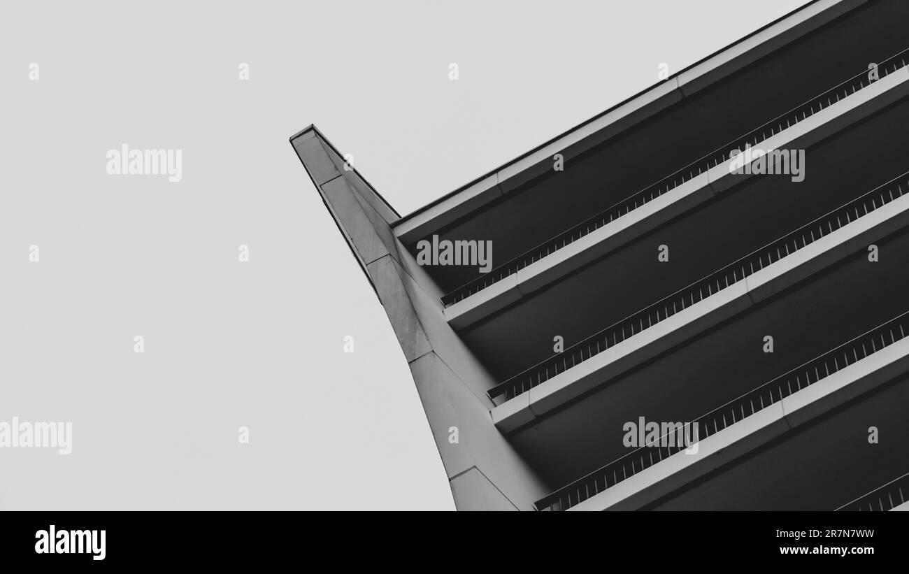 Architecture detail background. Skyscrapers exterior. Details of ...