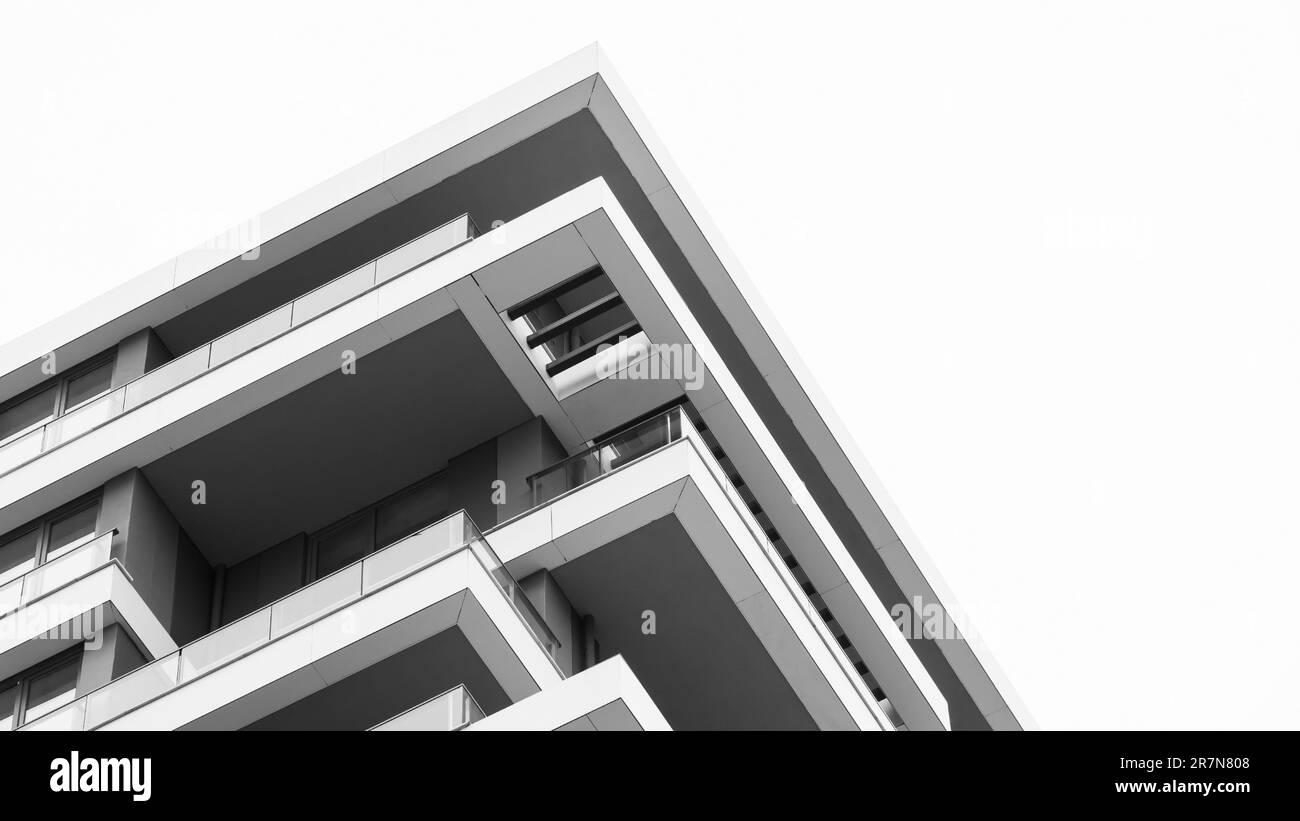 Architecture detail background. Skyscrapers exterior. Details of ...