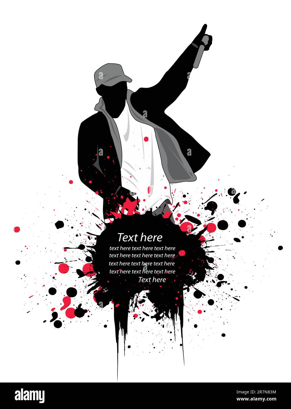 rapper vector illustration Stock Vector Image & Art - Alamy