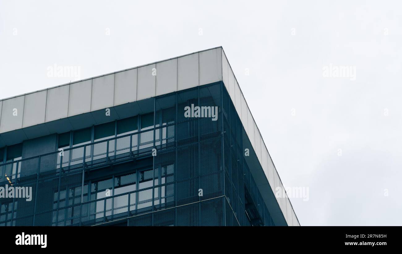 Architecture detail background. Skyscrapers exterior. Details of ...