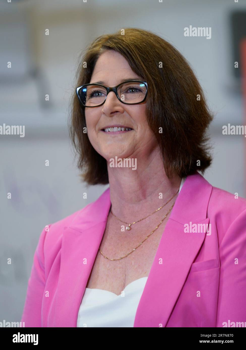 June 16, 2023, BC Minister of Education and Childcare, Rachna Singh and ...