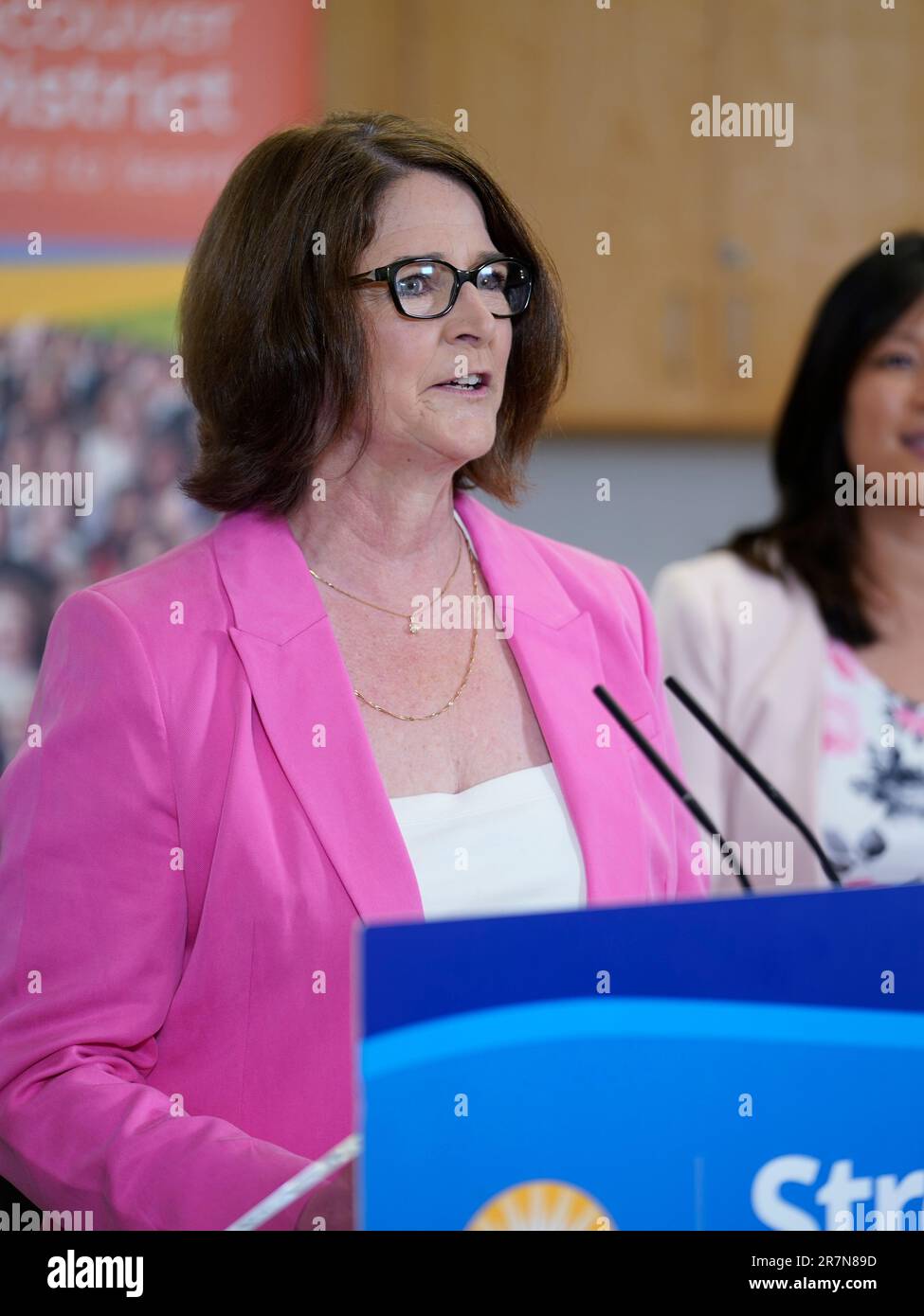 June 16, 2023, BC Minister of Education and Childcare, Rachna Singh and ...