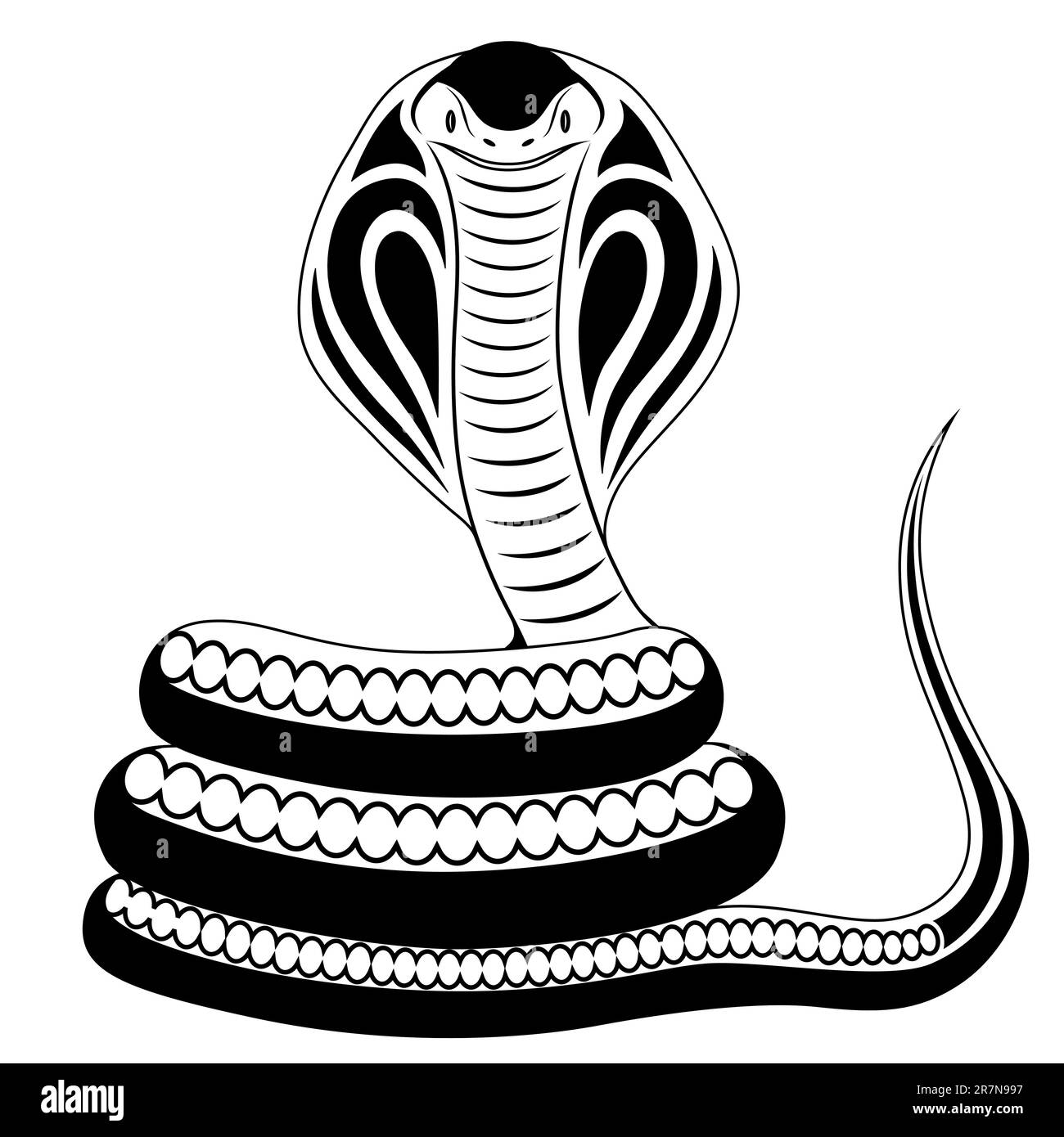 Clipart cobra illustration hi-res stock photography and images - Alamy