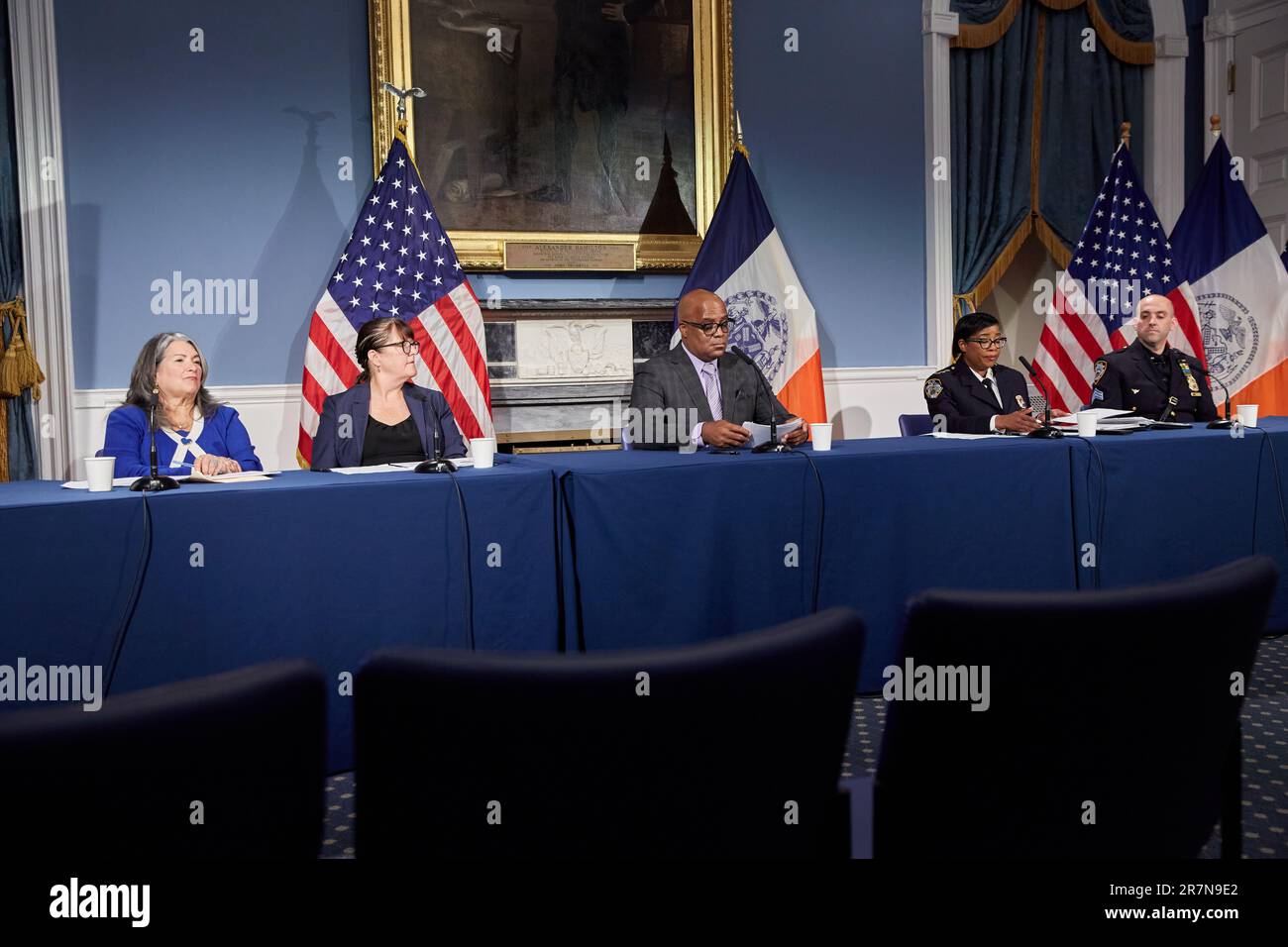 June 16, 2023, New York, New York, USA: Deputy Mayor Phillip Banks III ...