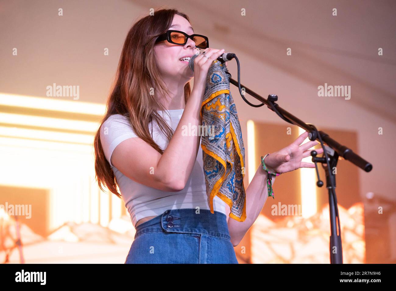 Becca Castle from Angel Saint Queen performs during Day 1 of the 2023 ...