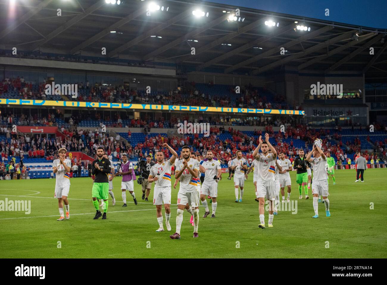 Cardiff, Wales, 16th June, 2023, Wales v Armenia, Euro 2024 Qualifiers ...