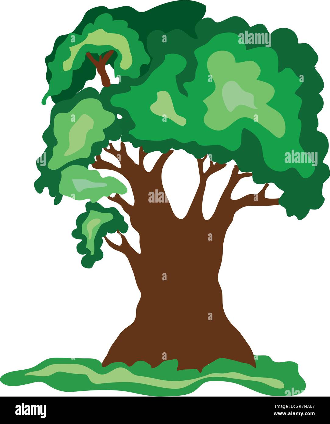 Old tree Stock Vector Images - Alamy