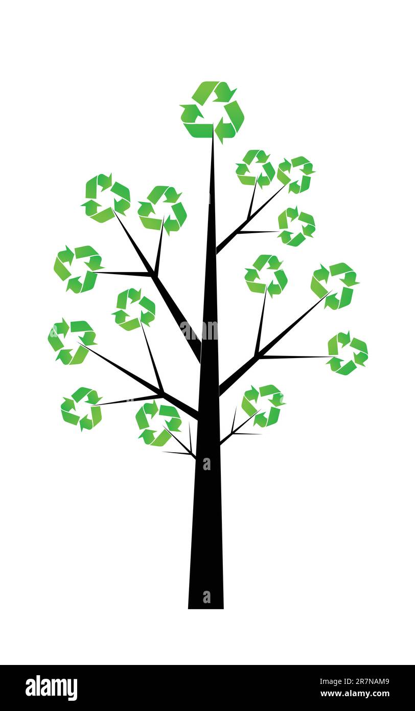 Arrow sign tree Stock Vector Images - Alamy