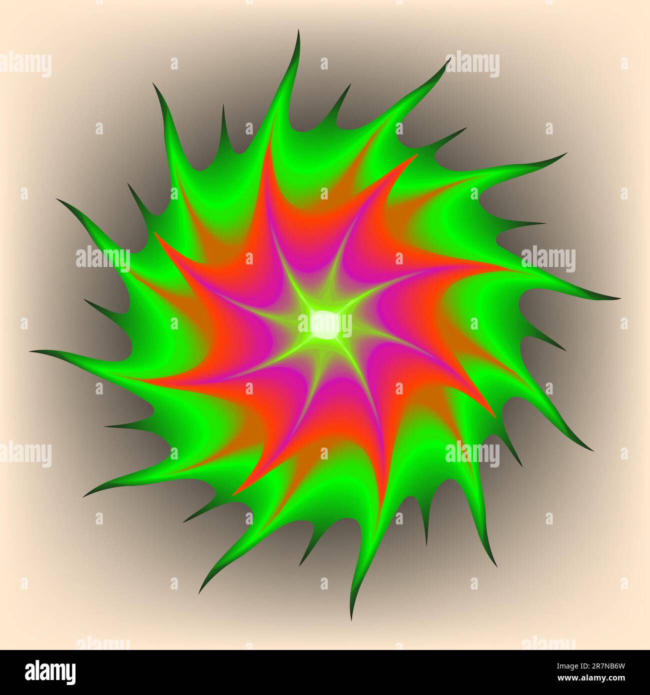 alien flower, vector art illustration Stock Vector Image & Art - Alamy