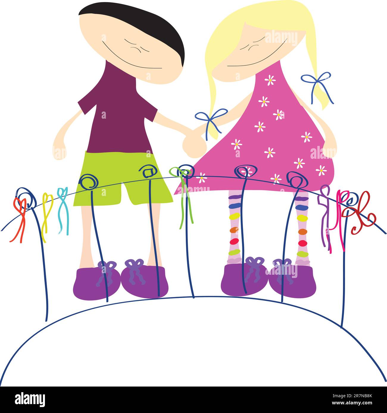 Bridge on Stock Vector Images - Alamy