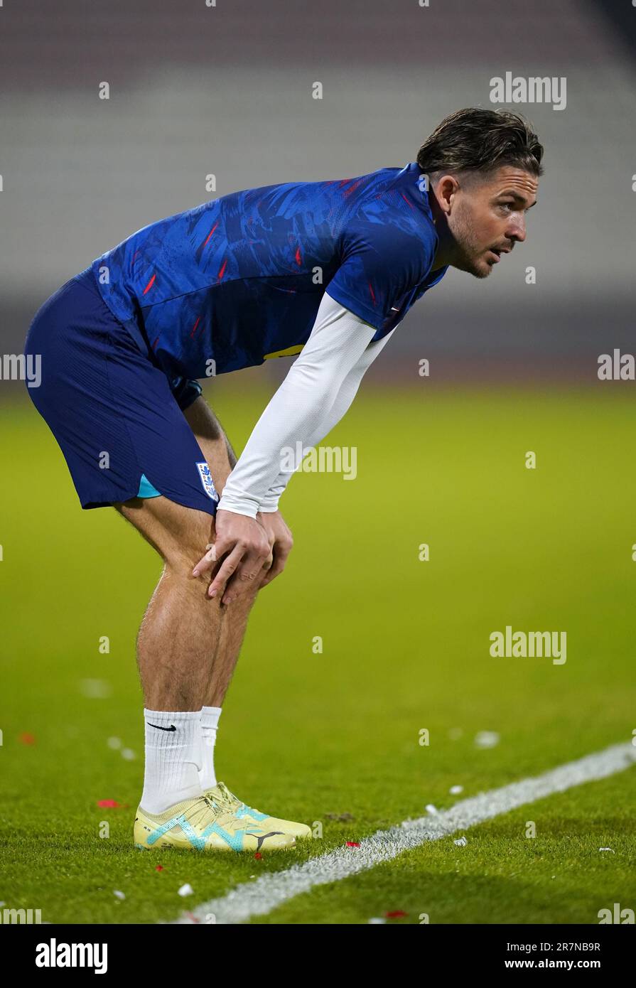 England's Jack Grealish warming down after the UEFA Euro 2024 ...