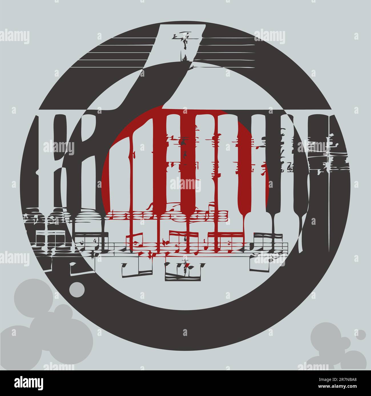 Grunge music background card poster vinyl Stock Vector Image & Art - Alamy