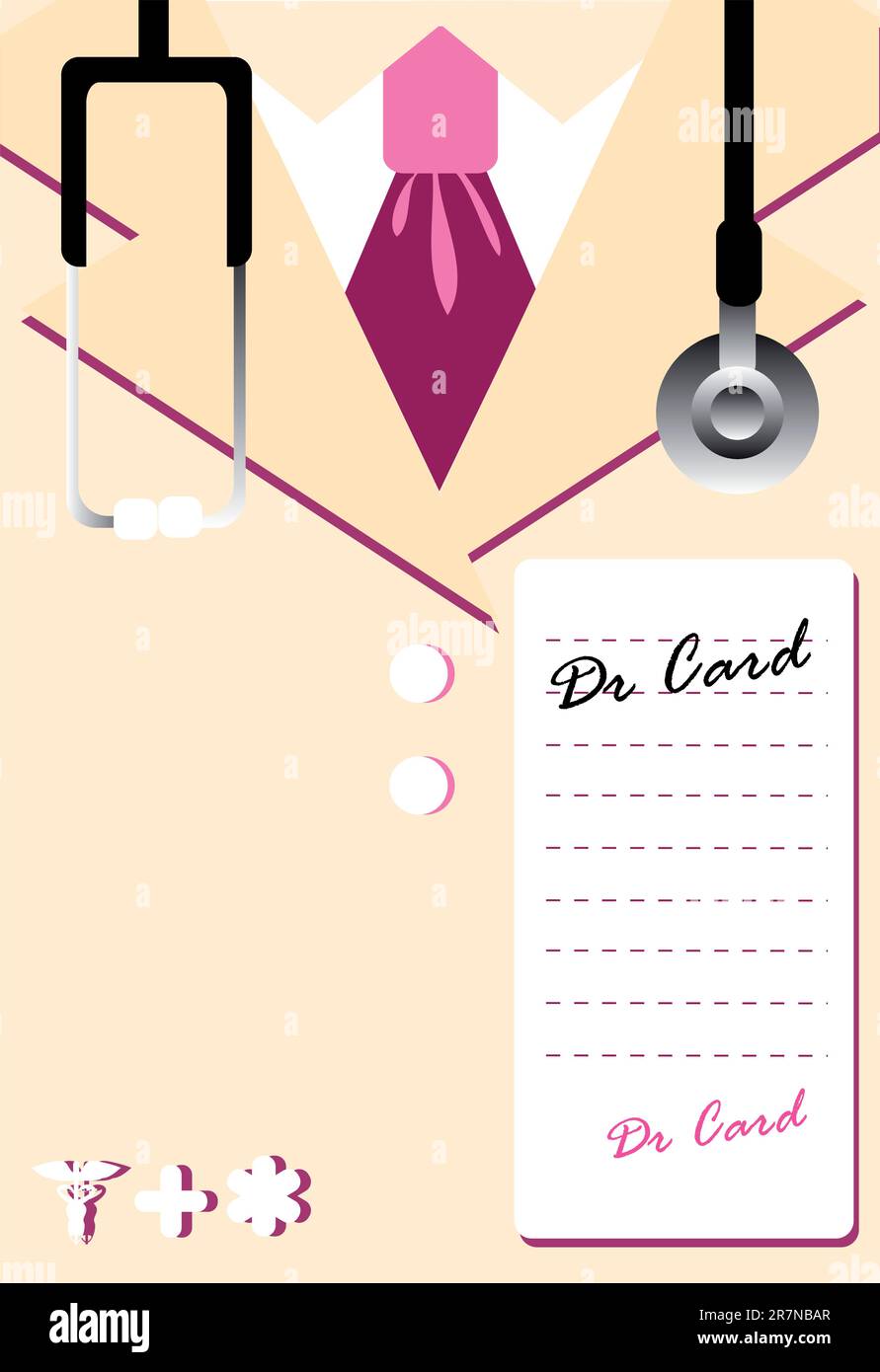 Vector card Close up of a doctors lab coat uniform Stock Vector Image ... Vector card Close up of a doctors lab coat uniform Stock Vector Image ...
