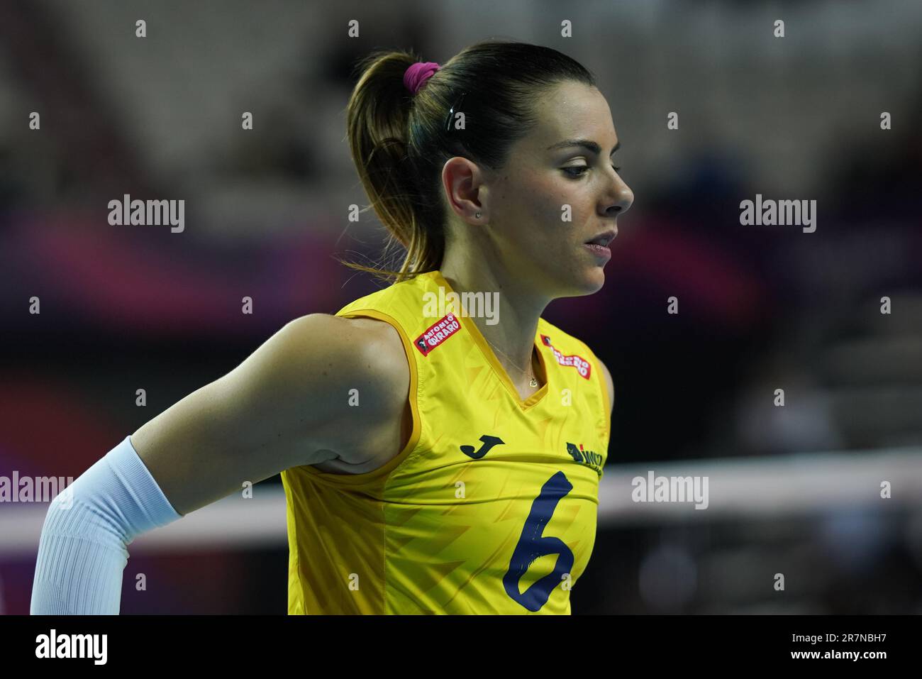 ANTALYA, TURKIYE - DECEMBER 17, 2022: Alessia Gennari in Imoco Volley ...