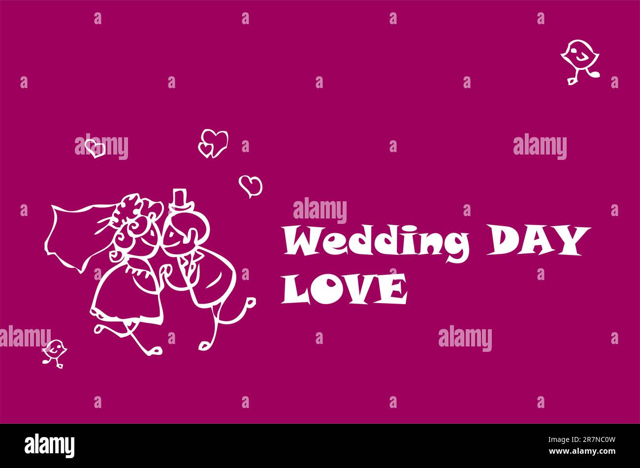 Wedding Love Couple Card Stock Vector Image & Art - Alamy