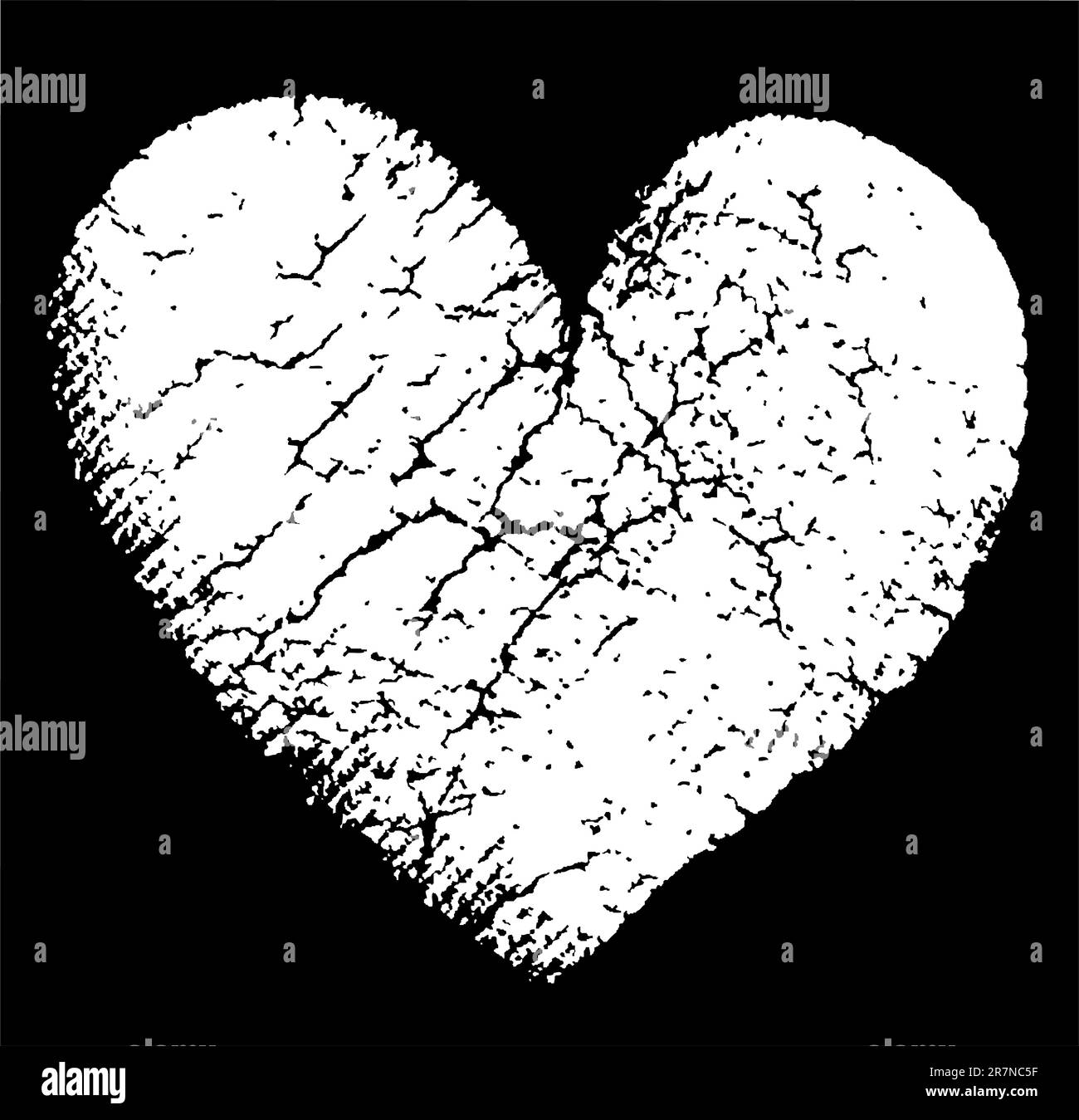 Heart and black background vector illustration Stock Vector Image & Art ...