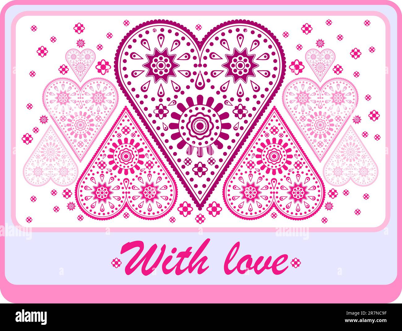 Card for love Stock Vector Images - Alamy