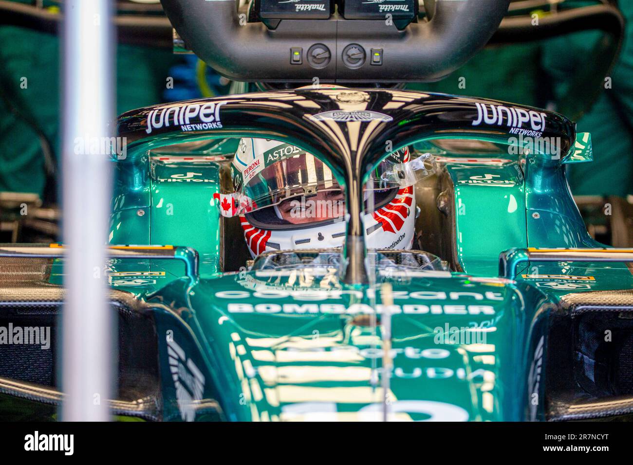 Lance Stroll (CAN) Aston Martn AMR23.during day2, Friday, of FORMULA 1 PIRELLI GRAND PRIX DU ...