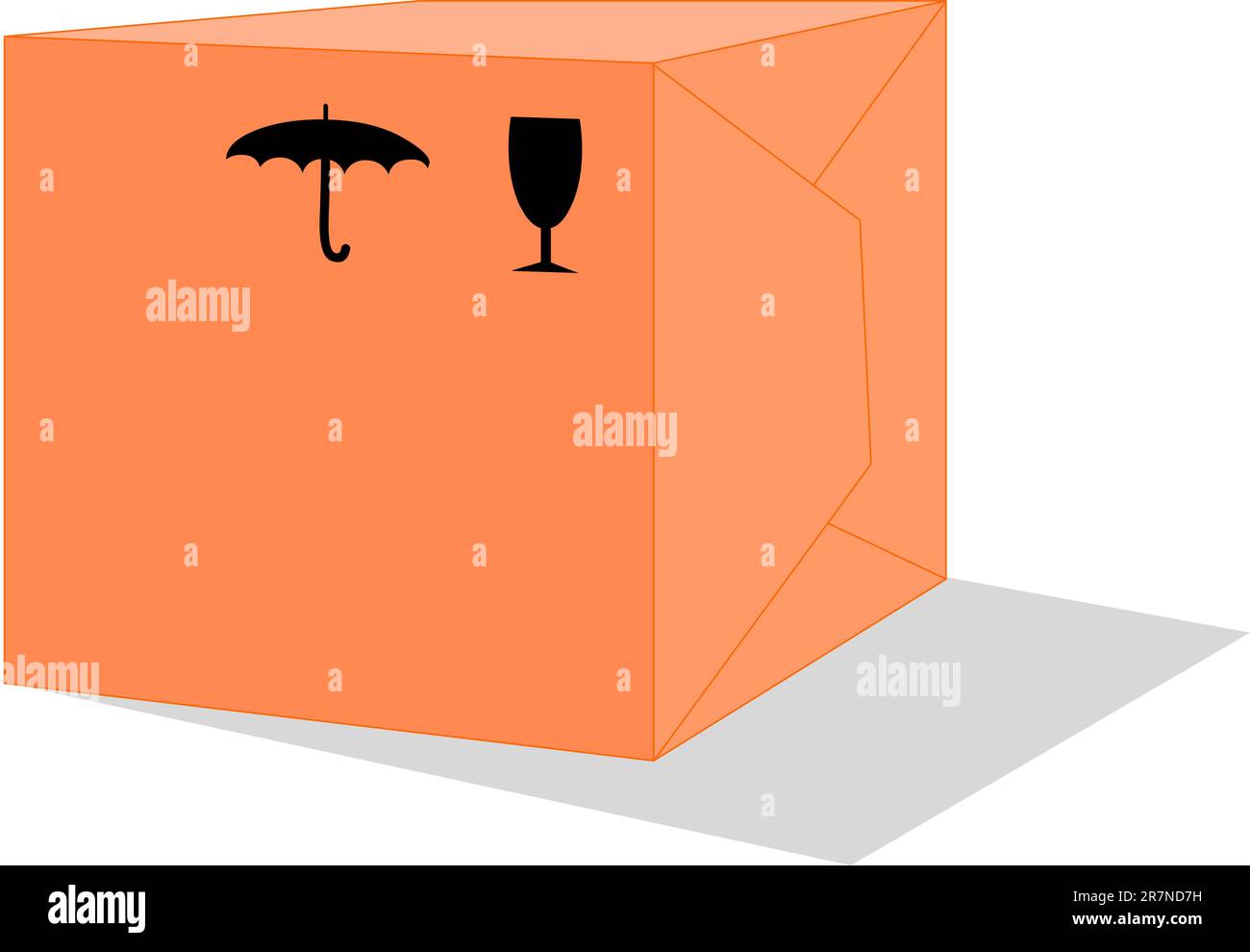 Close up box package Stock Vector Images - Alamy