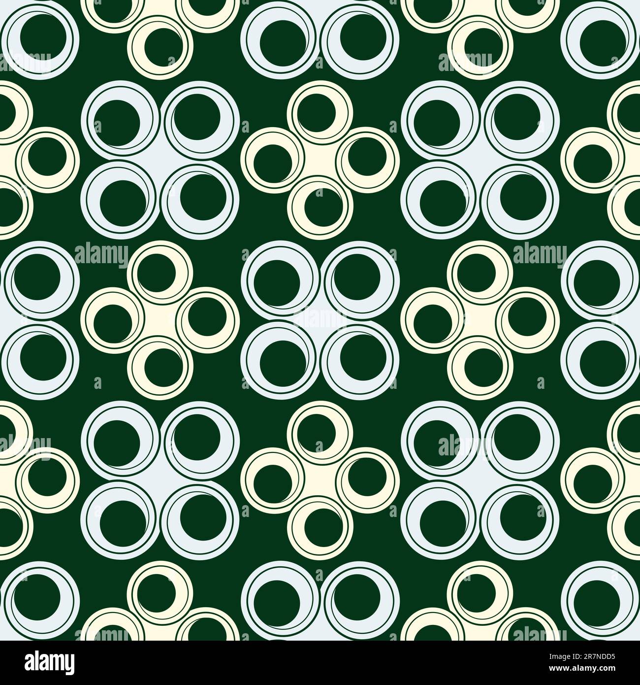 circles seamless design, abstract texture; vector art illustration ...