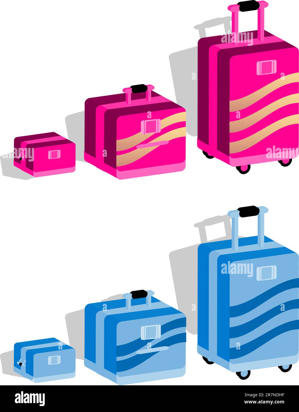 Hotel green suitcase Stock Vector Images - Alamy