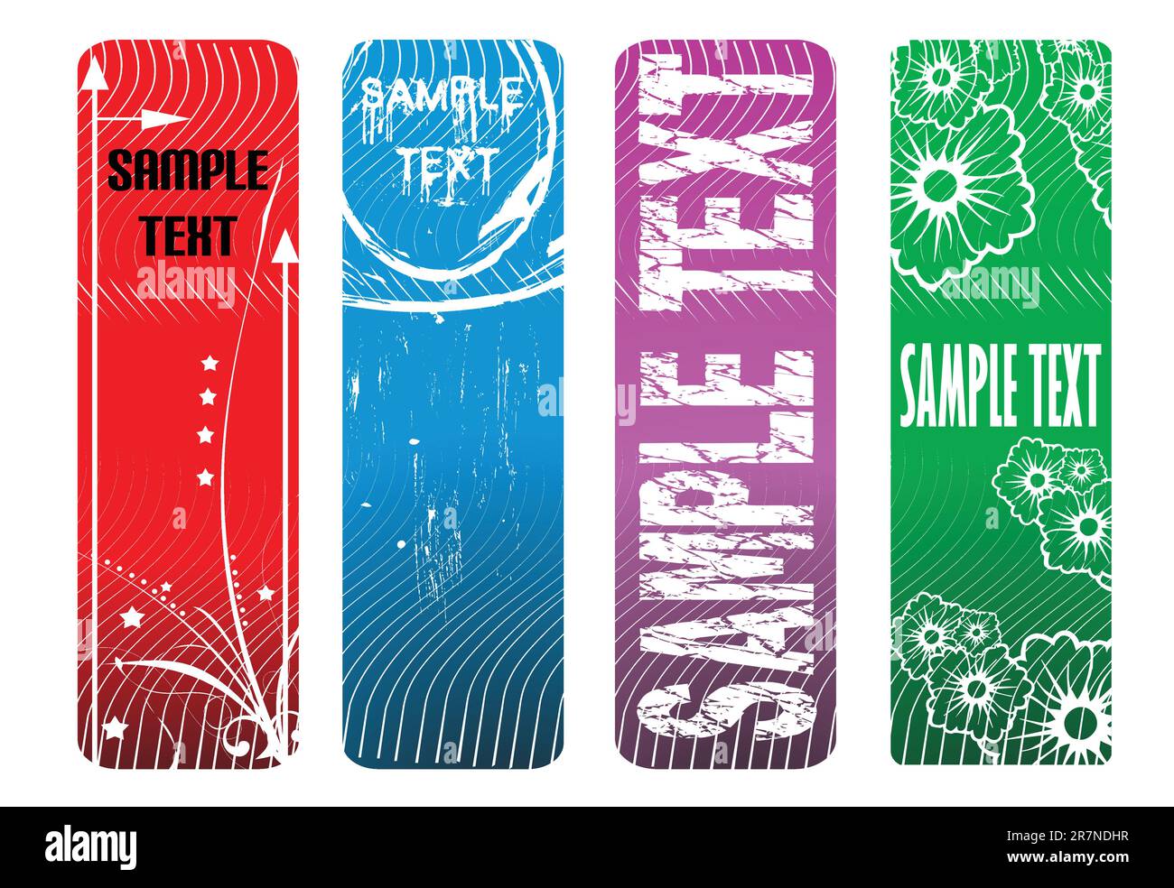 Abstract soft banners set Stock Vector Images - Alamy