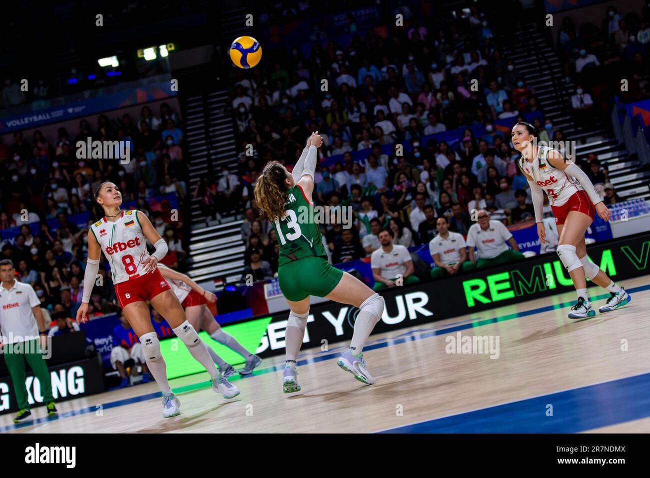 Hong Kong, Hong Kong. 16th June, 2023. Mila PASHKULEVA (#13) of Bulgaria seen in action during ...