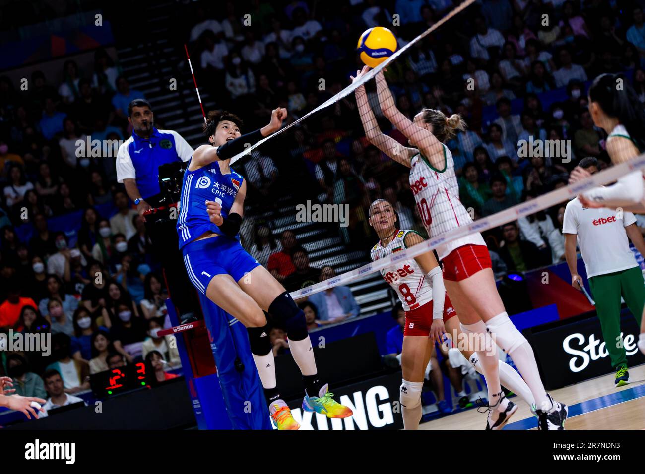 Hong Kong, Hong Kong. 16th June, 2023. YUAN Xinyue (#1) of China seen in action during the ...