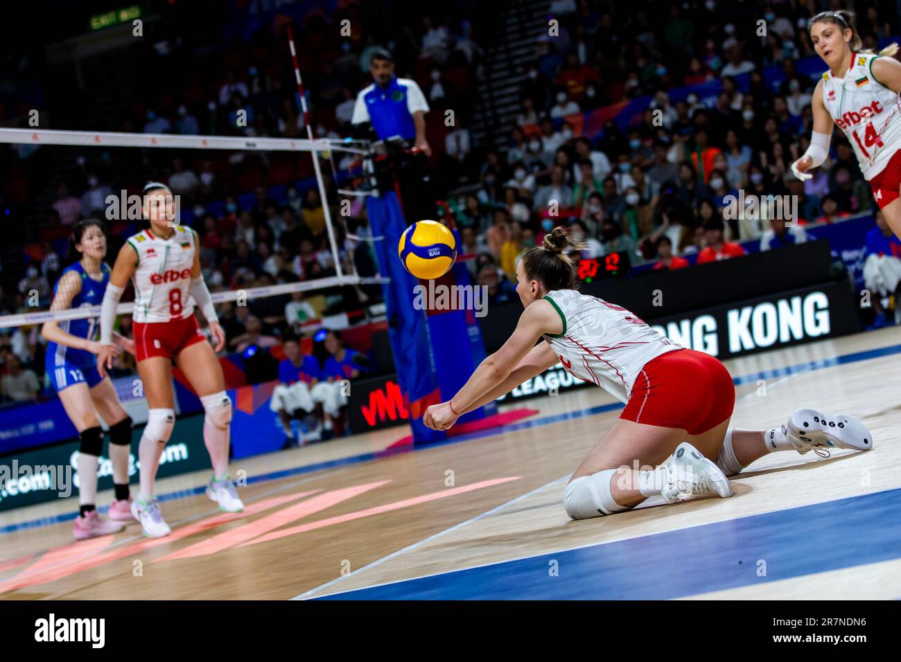 Hong Kong, Hong Kong. 16th June, 2023. Maria YORDANOVA (#5) of Bulgaria seen in action during ...