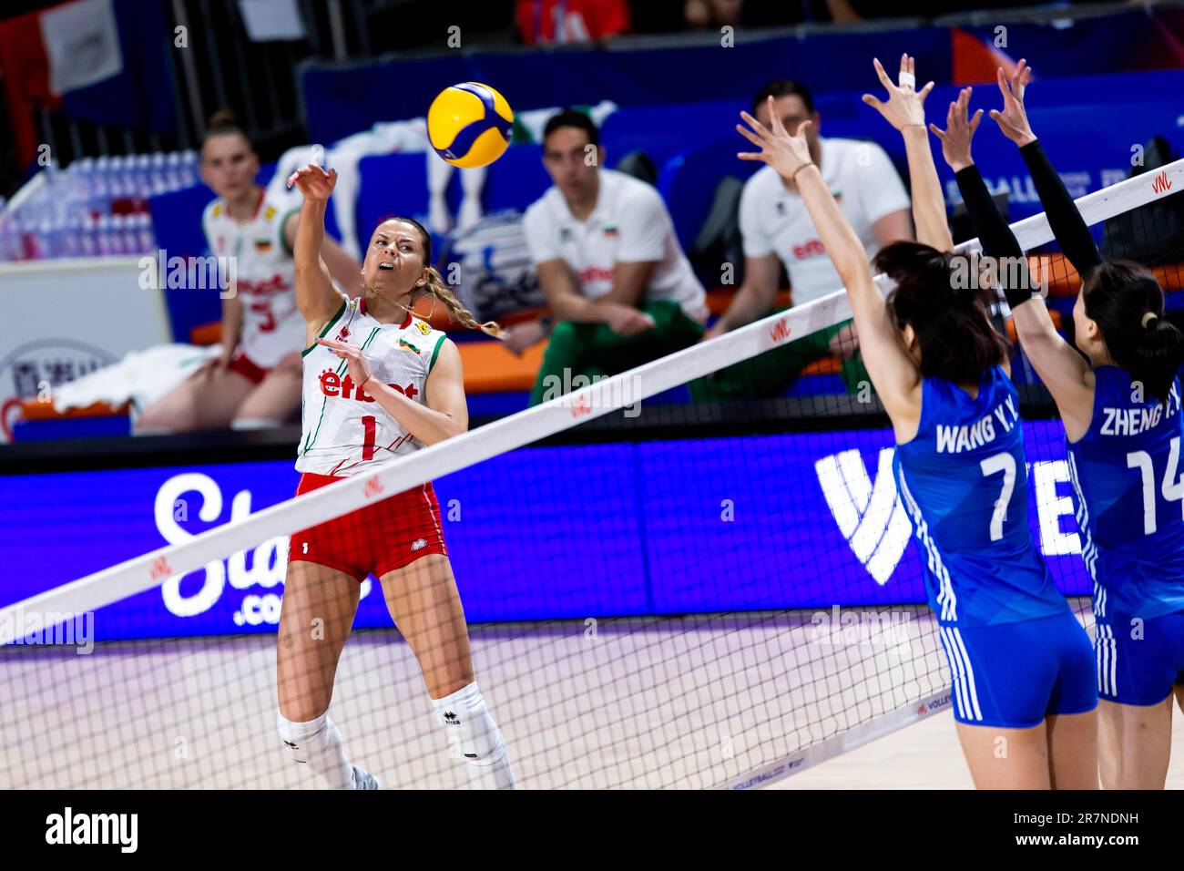 Hong Kong, Hong Kong. 16th June, 2023. Iveta STANCHULOVA (#1) of Bulgaria seen in action during ...
