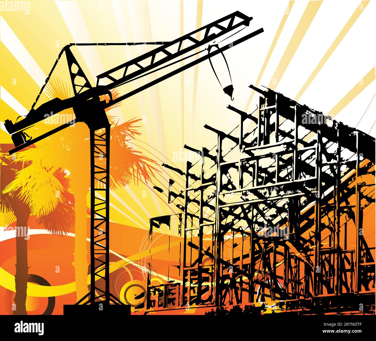 Vector construction object Stock Vector Image & Art - Alamy