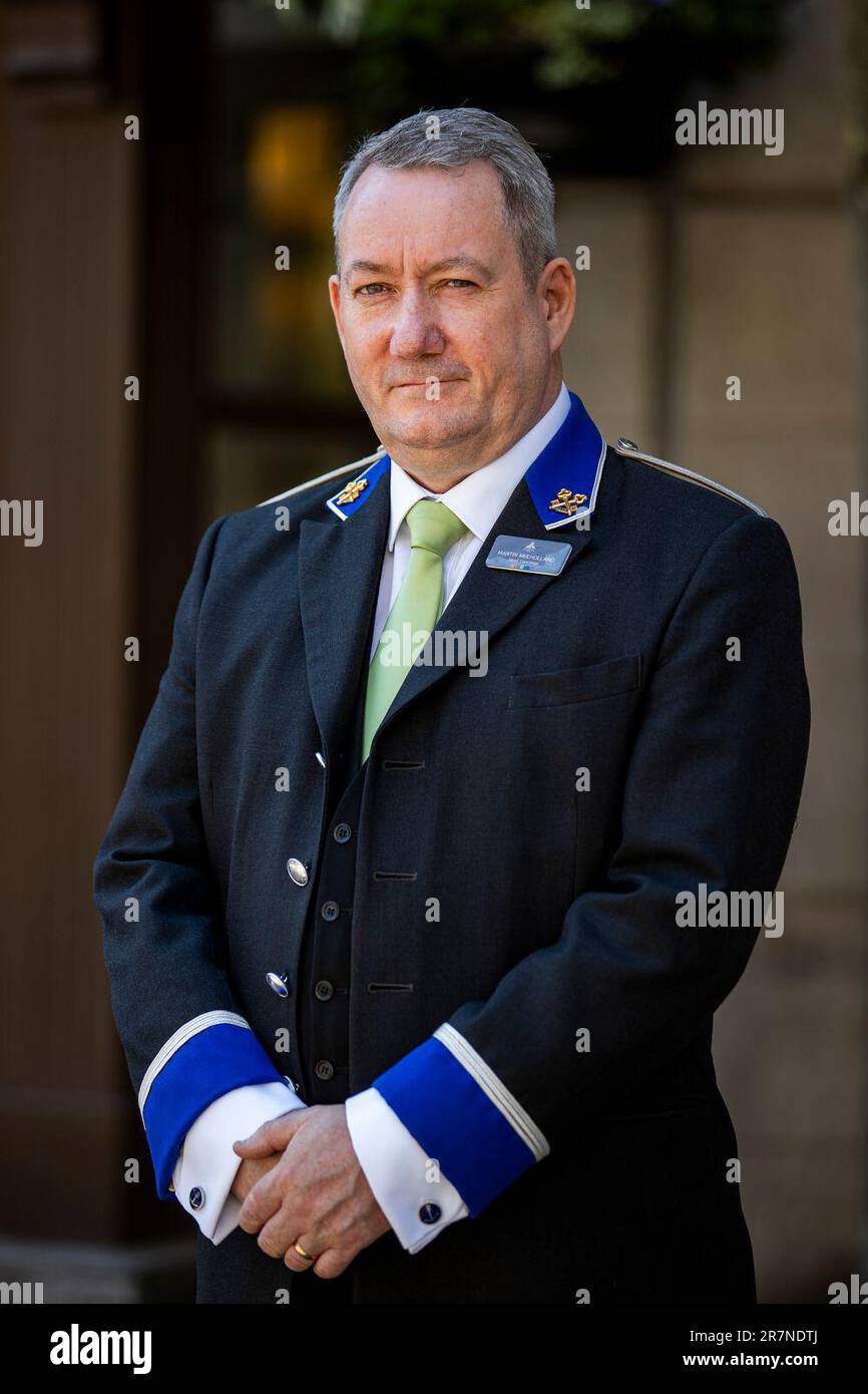 Martin Mulholland, head concierge at the Europa Hotel in Belfast, who ...