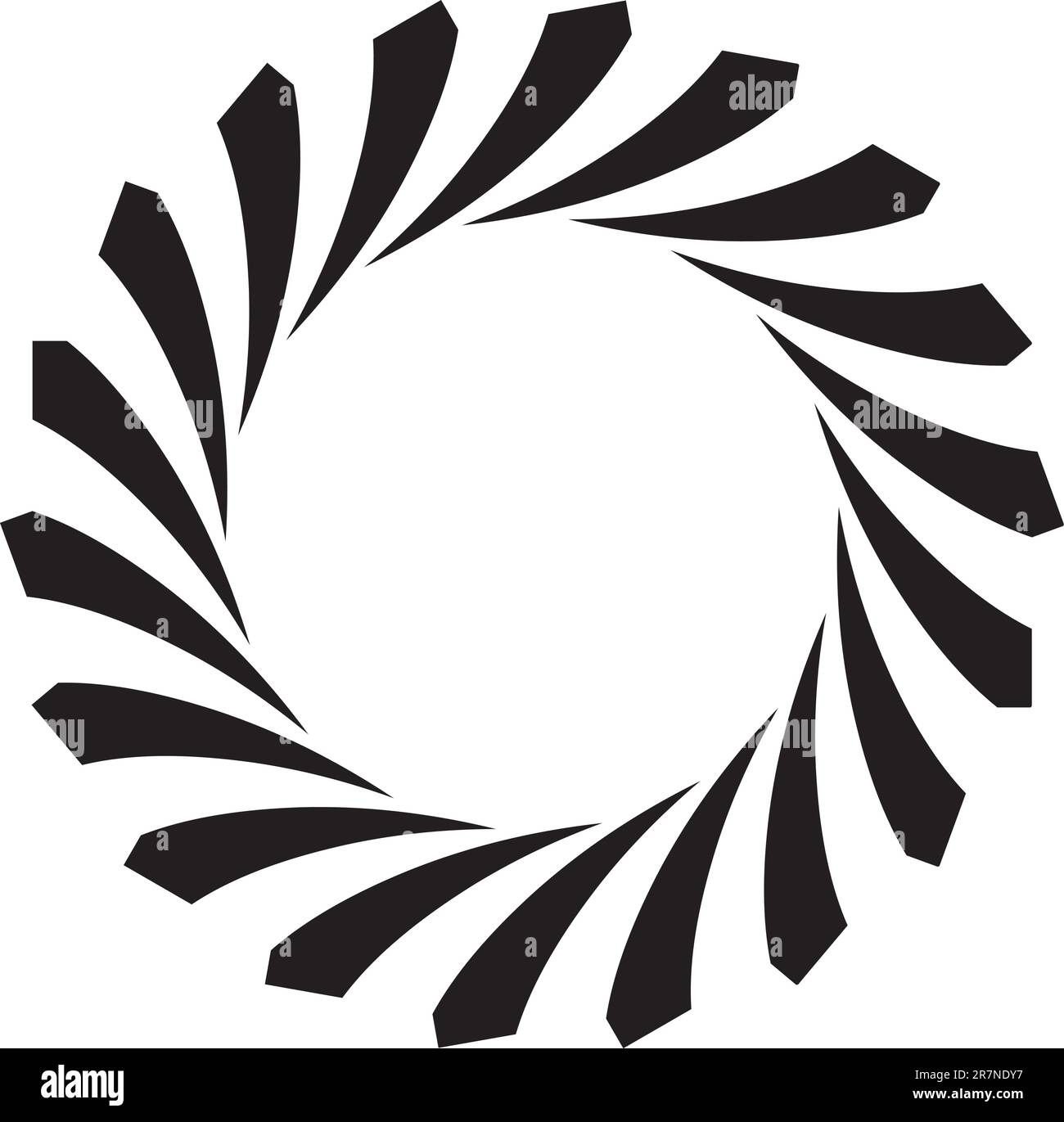 Circular black design Stock Vector Image & Art - Alamy